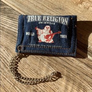 True Religion | Bags | True Religion Small Wallet W Chain | Poshmark